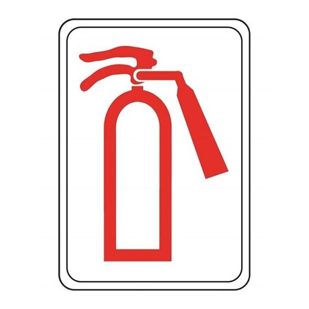 Hillman Hillman Group 848739 5 x 7 in. Plastic French Fire Extinguisher ...