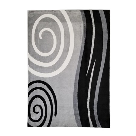 Terreno 5 x 7 ft. Modern Jersey Collection Abstract Stylish Stain ...