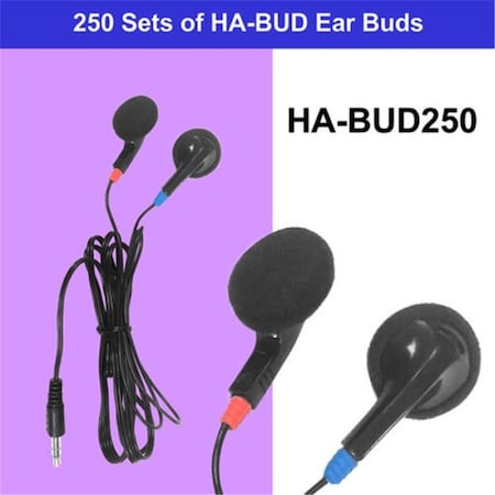 Hamiltonbuhl HamiltonBuhl Ear Buds with Foam Cushions - 500 Piece HA ...