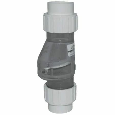 Zoeller Zoeller 30-0041 PVC Quiet Check Solvent Weld Check Valve with 1 ...