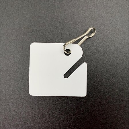 Huron Slotted Key Tags White 20PK HASZ0050 | Zoro