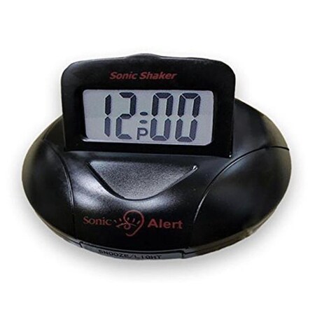 Sonic Alert Sonic Alert SA-SBP100B Sonic Shaker Vibrating Travel Alarm ...