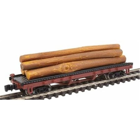 Bachmann 40 ft. ACF Log Car 1935-1960 Version - N Scale Model Train ...