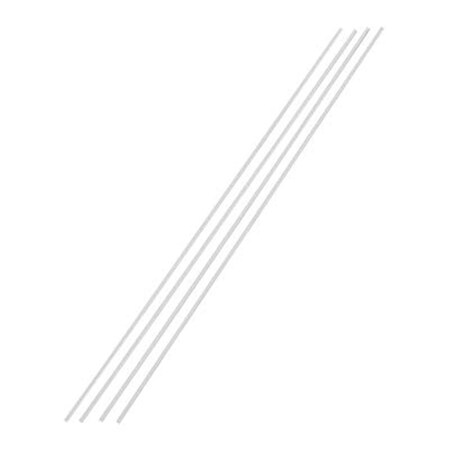Evergreen 0.080 in. Opaque White Polystyrene Z Channel, 4PK EVG752 | Zoro