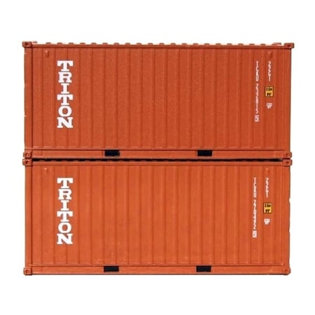 Jacksonville Terminal 20 ft. N Triton Standard Container - Pack of 2 ...