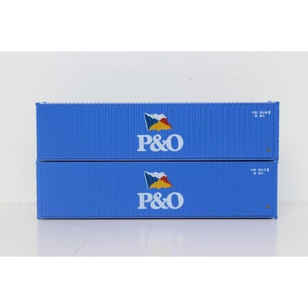 Jacksonville Terminal 40 ft. N P & O High Cube Container - Pack of 2 ...