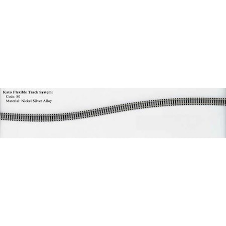 Kato 3.185 in. N Scale Flex Model Track - 10 Piece KAT21-000 | Zoro