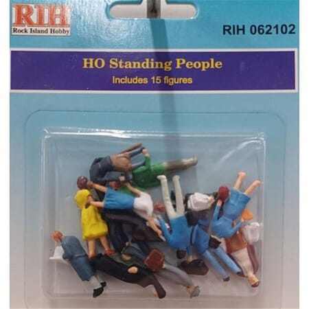 Rockisland HO Standing People Figures, 14PK RIH062102 | Zoro