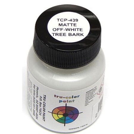 Tru-Color Paint Paint, Matte Off White Tree Bark TCP439 | Zoro