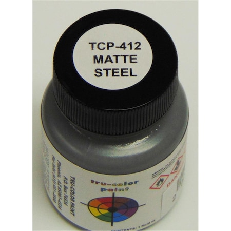 True Color Paint Matte Steel - 1 oz TCP412 | Zoro
