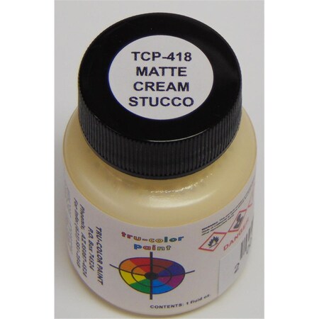 True Color Paint Matte Cream Stucco - 1 oz TCP418 | Zoro
