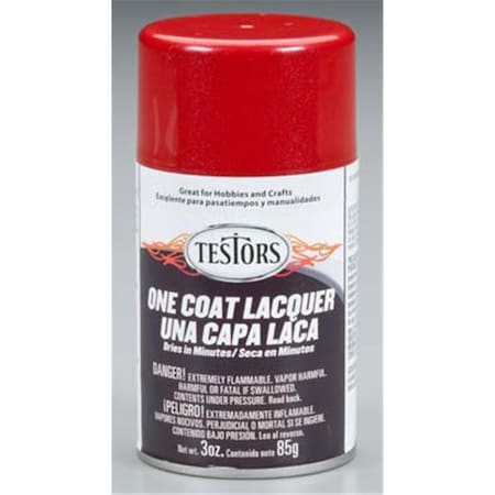 Testors Testors Paints TES1837MT Lacquer Spray Revving Red TES1837MT | Zoro