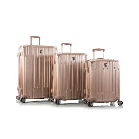 Heys America Ltd 3 Piece Xtrak Luggage Set, Rose Gold 10103-0131-S3 | Zoro