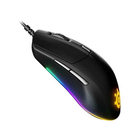Steelseries Rival 6 Buttons 1 x Wheel Wired Optical Gaming Mouse; Black ...