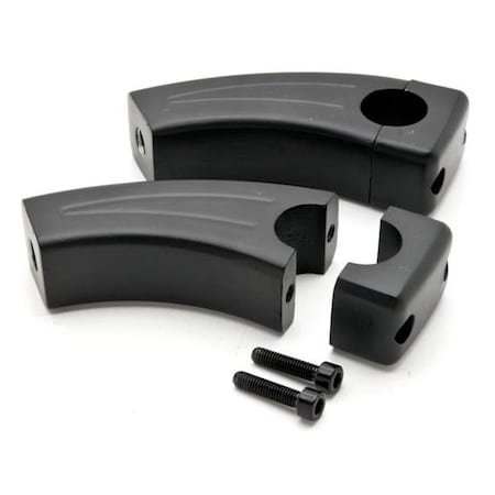 Krator Krator XH6014-001B 3.5 in. Motorcycle Handlebar Pullback Risers ...