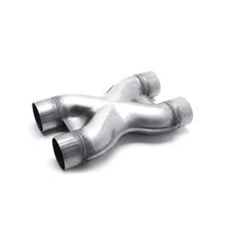 Magnaflow 3. x 14 in. Smooth Tru-X Stainless Steel Crossover Pipes M66 ...