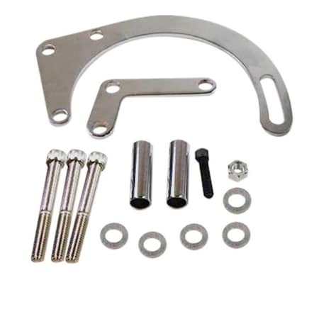 Racing Power Chrome Steel Low Mount Alternator Bracket for 1955-1968 ...