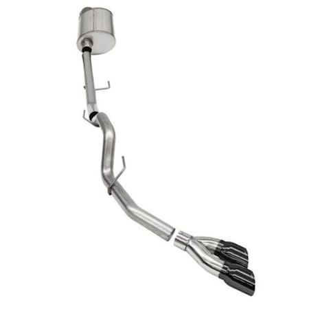 Corsa Exhaust Corsa 21154BLK Sport Side Exit Cat-Back Exhaust System ...