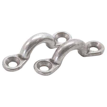 Shoreline Stainless Steel Eye Straps, 2PK 530384 | Zoro