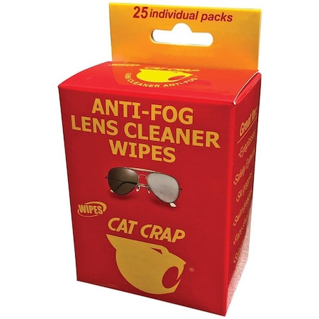 Protectionpro Cat Crap Anti-Fog Wipes - 25 Count PR3581713 | Zoro