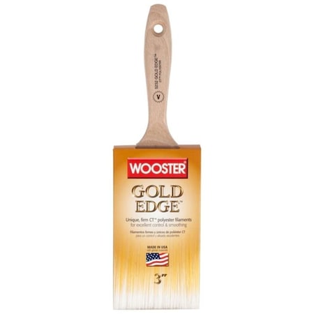 Office Desk 266903 3 in. Gold Edge Varnish Brush OF3574724 | Zoro