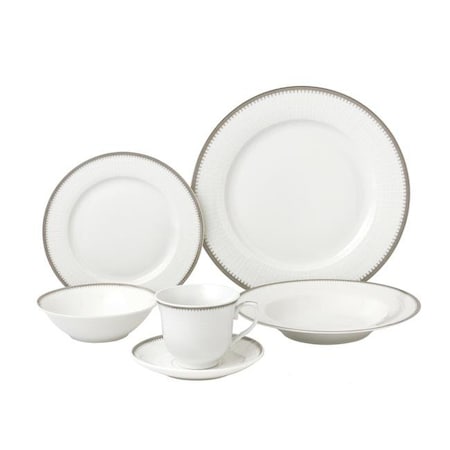 Lorenzo Import Lorenzo Import LH433 24 Piece Porcelain Dinnerware ...