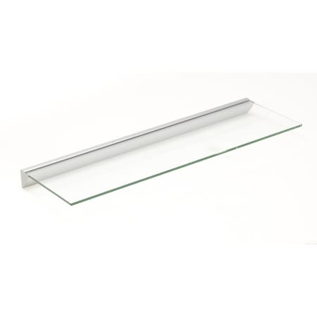 Home Improvement 8 x 24 in. Essentials Clear Glass Shelf Kit HO3034567 ...