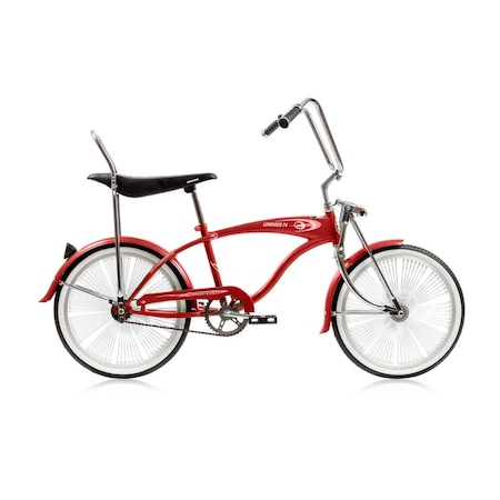 Micargi F4 Lowrider Bicycle, Red LOWRIDER F4-RED | Zoro