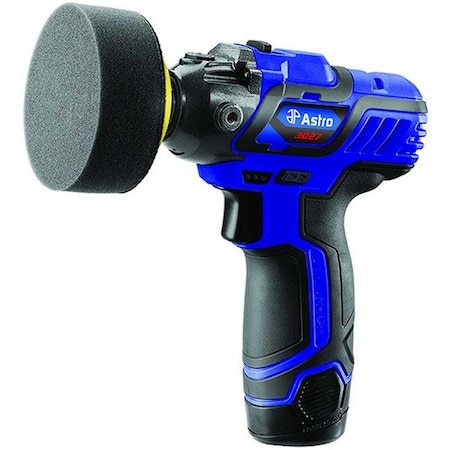 Astro Pneumatic AST-3027 12V 3 in. Mini Cordless Pistol Polisher with 2 ...
