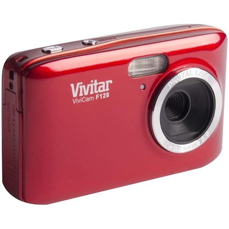 Vivitar Vivitar VF128-RED ViviCam F128 14.1 Mega Pixel Digital Camera ...