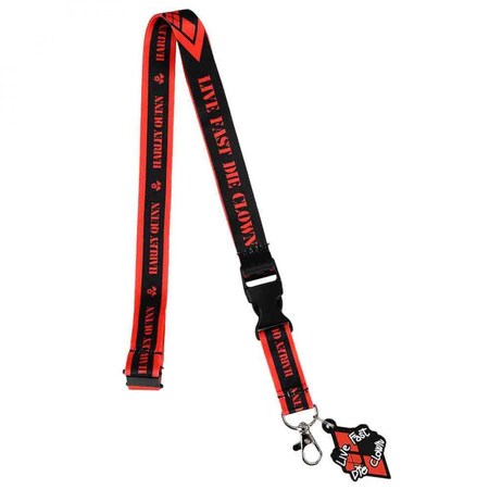 Novedad DC Comics Suicide Squad Live Fast Die Clown Lanyard NO3599380 ...