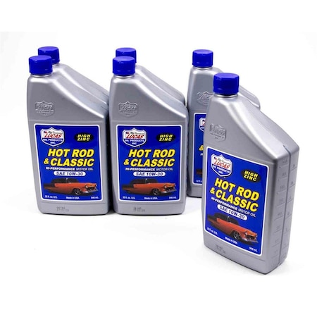 Lucas Oil 10687 ZDDP 10W30 Conventional Hot Rod & Classic Car Motor Oil ...
