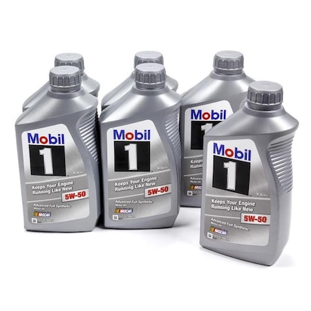 Mobil 1 Mobil 1 122075 5w50 Synthetic Oil - 1 qt. FS X2 - Case of 6 ...