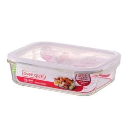 Lock & Lock Lock & Lock LLG454 51 oz Purely Better Glass Rectangular ...