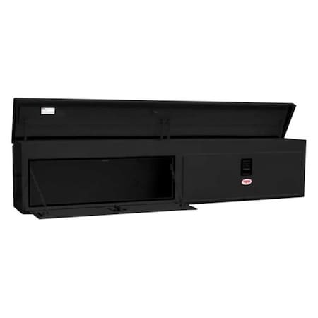 Rki 96 in. Steel Upper Side Top Opening Box, Black RKIUST96CB | Zoro