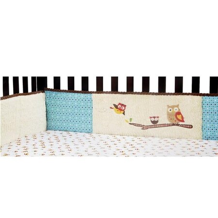 New Country Home New Country Home 4866B 7 lbs Spotty Owls Bumper Pad ...