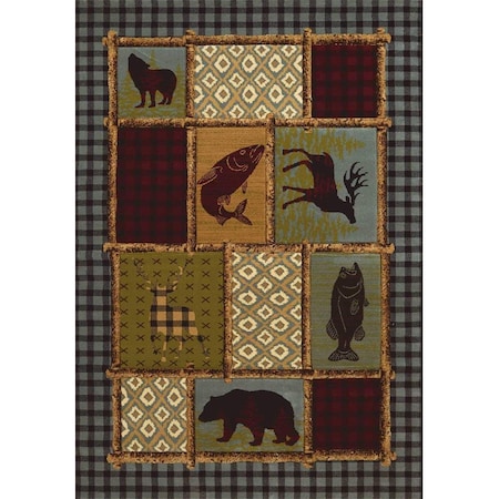 United Weavers 7 ft. 10 in. x 10 ft. 6 in. Designer Contours CEM Acadia ...