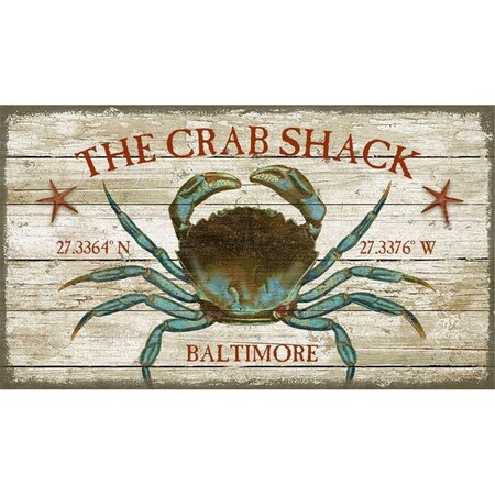 Palacedesigns Baltimore Crab Shack Wall Art, Brown PA3676542 | Zoro