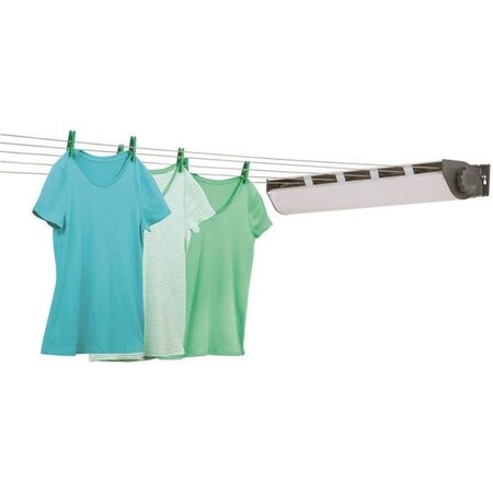 Cool Kitchen 5-Line Retractable Dryer Rack; Indoor & Outdoor CO106340 ...