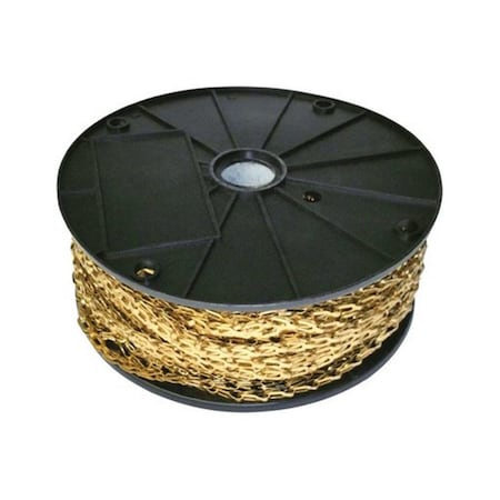 Solid Shelving 200 ft. 1-0 Safety Brass-Plated Chain SO3109789 | Zoro