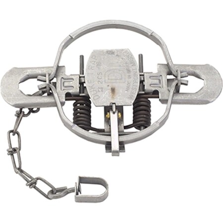Duke Wildlife Traps No.2 Silver Coil Spring Trap Offset Jaw 31460 | Zoro