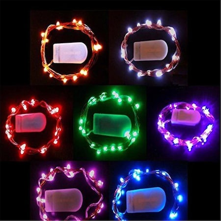 The Perfect 20 LED String Light with battery Multicolor 600088 | Zoro