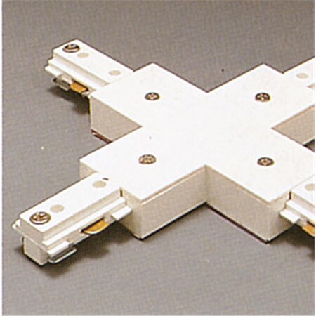 Plc Track Accessories 120V Track 2 Circuit X Connector Ceiling Light ...