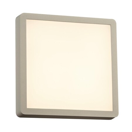 Plc 18W One Square Silver Exterior Light, Aluminium 2258SL | Zoro
