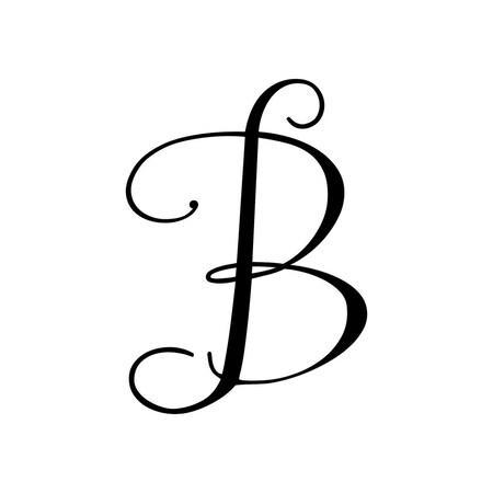 Precision Metal Art Precision Metal Art INITIAL-B-24BLK 24 in. Initial ...