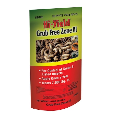 Hi-Yield 10 lbs 0.5 Percent Grub Free Zone Merit III HI395969 | Zoro