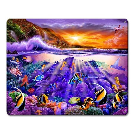 Steve Sundram Art Steve Sundram Art SUN081 12 x 15 in. Dolphin Monument ...