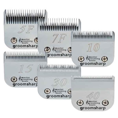 Master Grooming Tools No. 5F Groom Sharp Steel Blade ZW2212 05 | Zoro