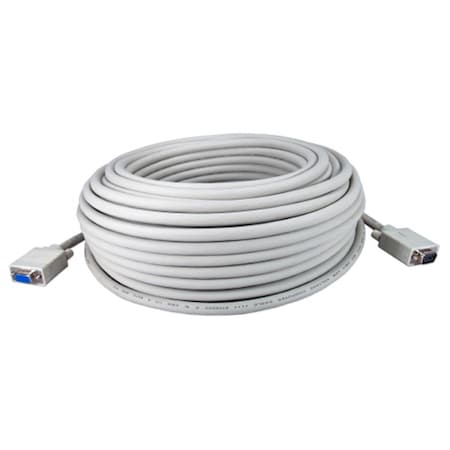 Qvs 50 ft. Premium VGA HD15 Male to Female Tri - Shield Extension Cable ...