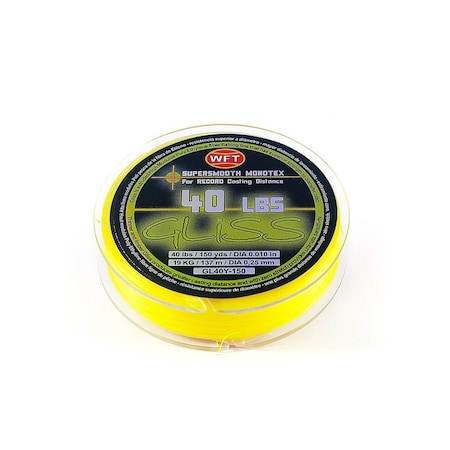 Ardent 150 yard Gliss Yellow Fishing Line, 40 lbs GL40Y-150 | Zoro